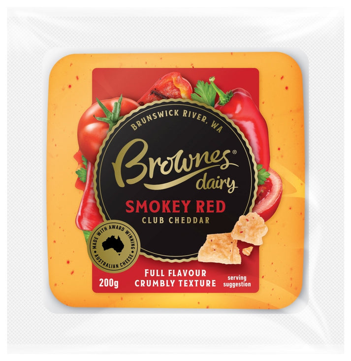Brownes Smokey Red Leicester Club Cheddar Cheese – Brownes Dairy Milko