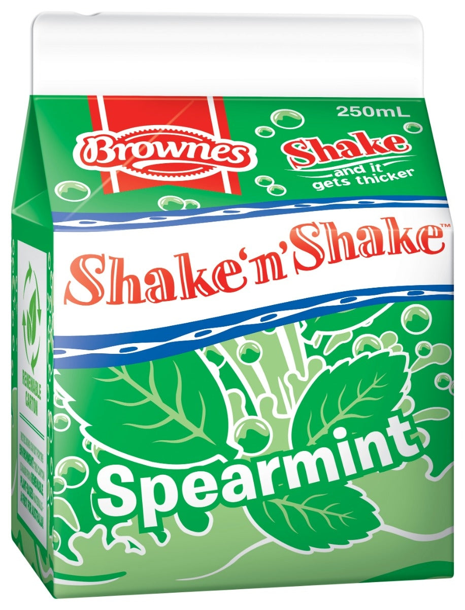 Brownes Shake N Shake Spearmint 250ml – Brownes Dairy Milko