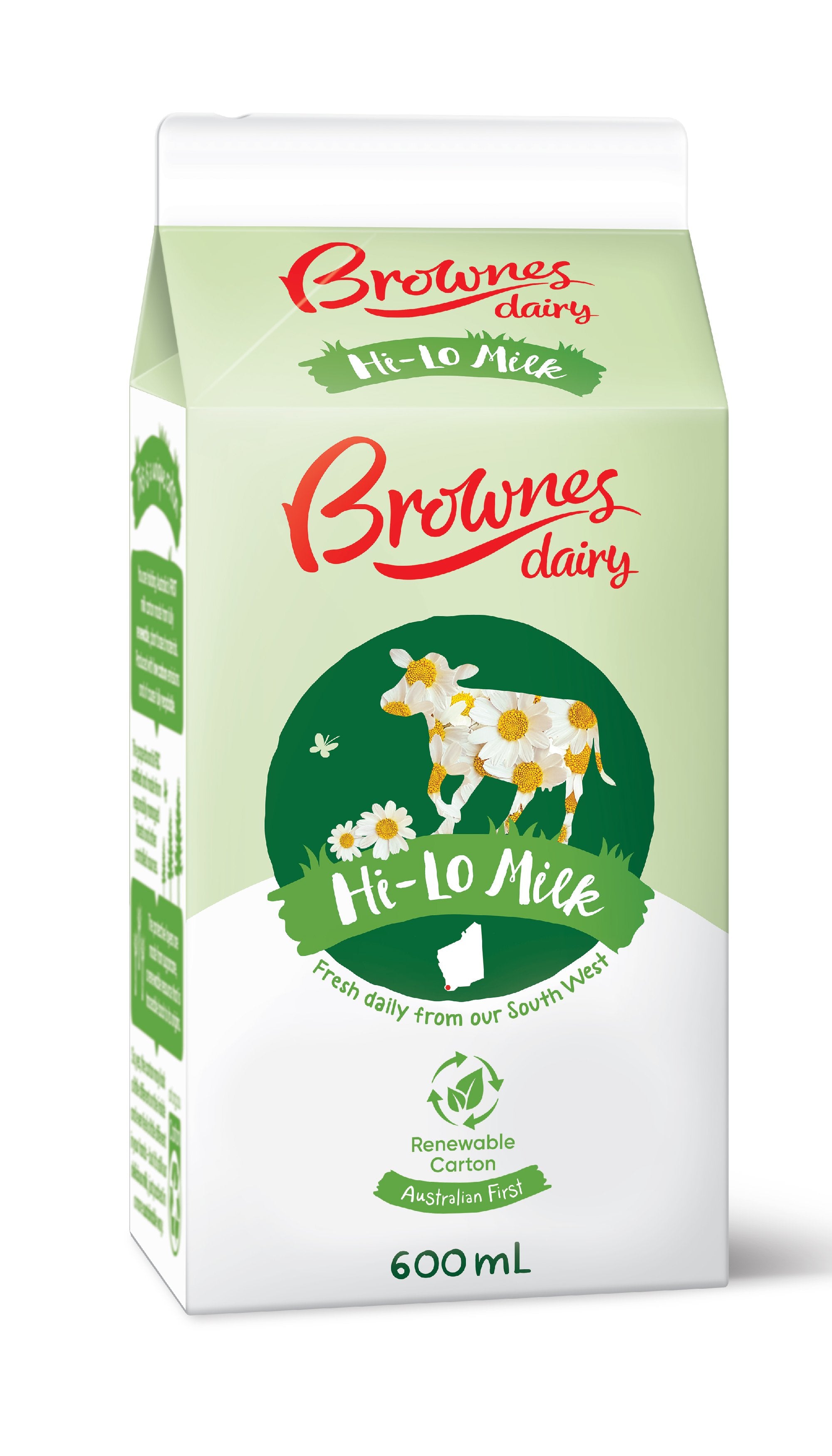 Brownes Dairy Hi-Lo Milk 600mL – Brownes Dairy Milko